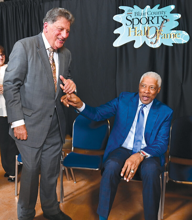 Erving catches up with ex-teammate | News, Sports, Jobs - Altoona Mirror